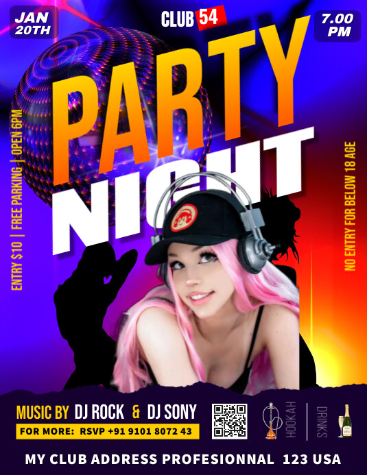 party flyer Template | PosterMyWall