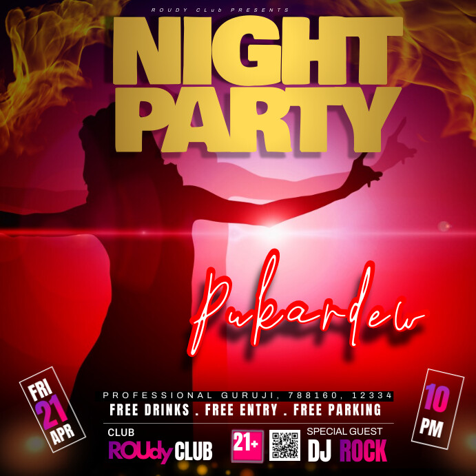 party flyer Template | PosterMyWall