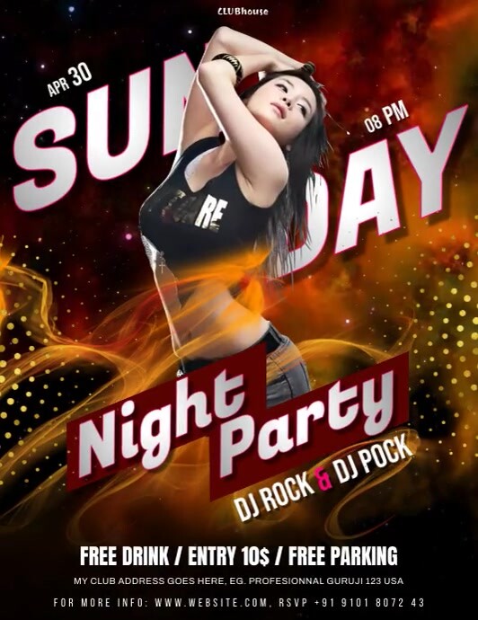 party flyer Template | PosterMyWall