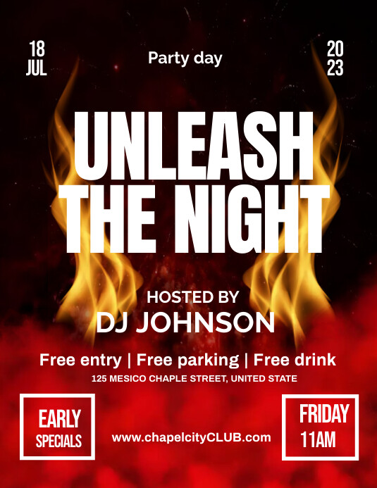 Party Flyer Design Template | PosterMyWall