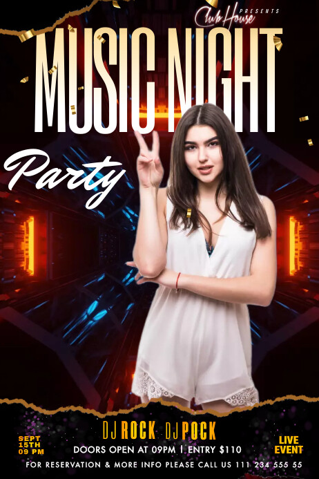 party flyer Template | PosterMyWall