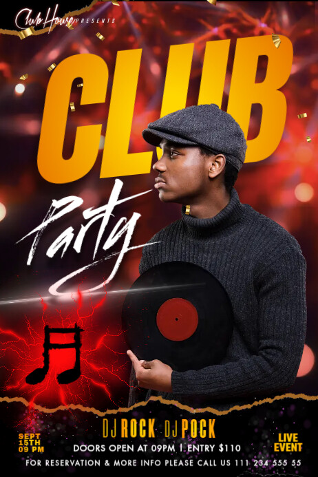 party flyer Template | PosterMyWall