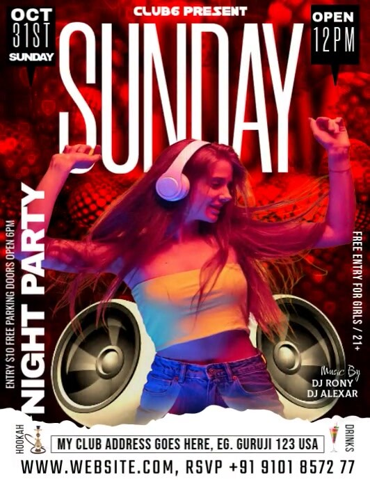 party flyer graphics Template | PosterMyWall