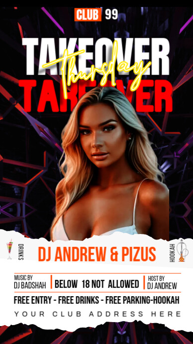 Copy of party flyer template (18) | PosterMyWall