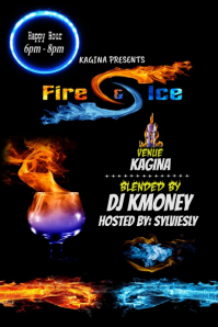 Fire And Ice theme Party Template | PosterMyWall