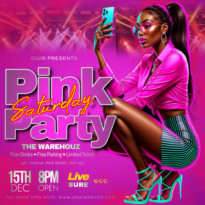 PARTY FLYER TEMPLATE | PosterMyWall