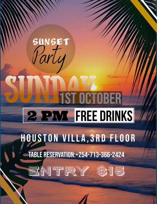 Party flyer template | PosterMyWall