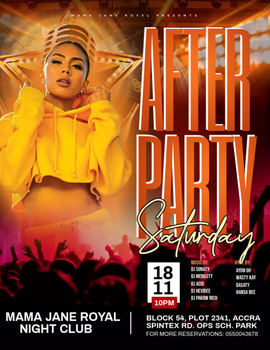 Party flyer template | PosterMyWall