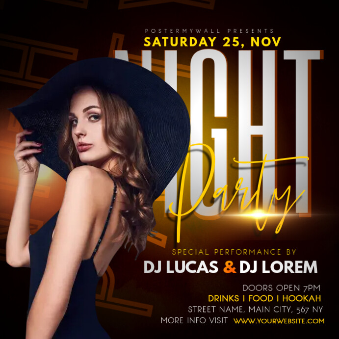 Party Flyer Template | PosterMyWall