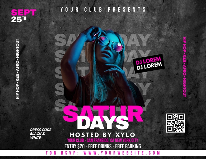 PARTY FLYER.R Template | PosterMyWall