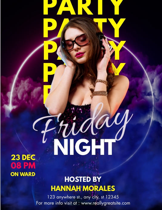 PARTY FLYERS Template | PosterMyWall