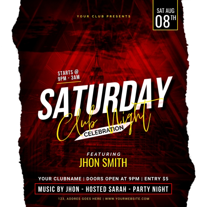 Party Flyers Template | PosterMyWall