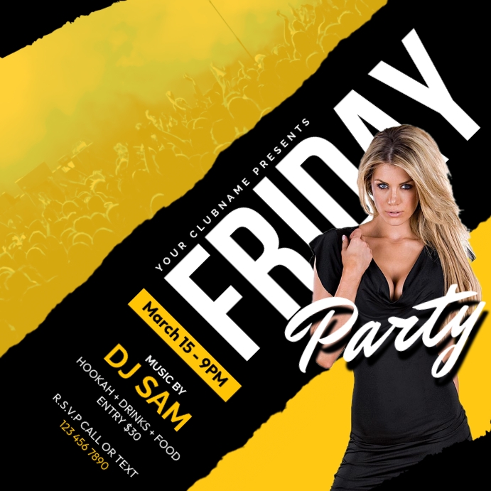 Pamflet Pesta Templat | PosterMyWall