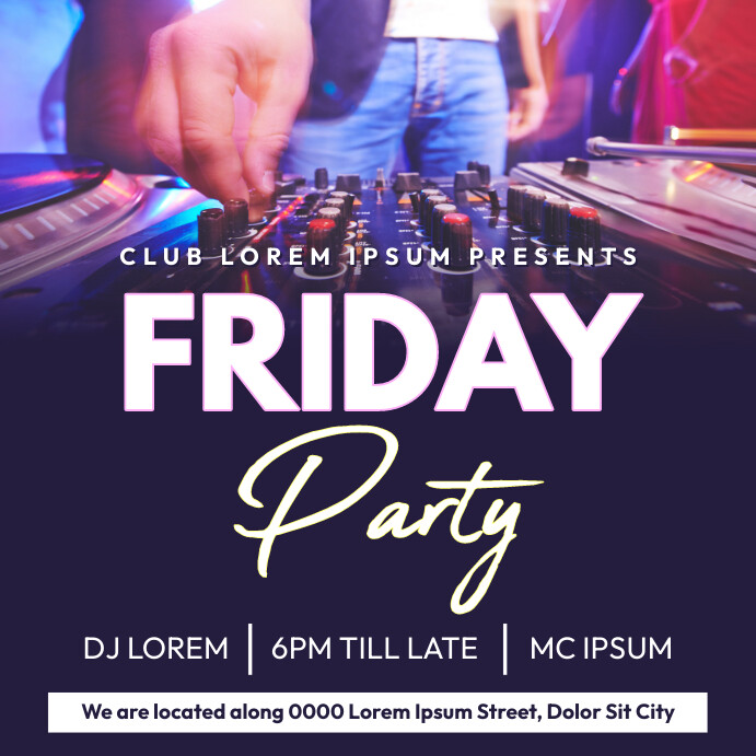 Party flyers Template | PosterMyWall