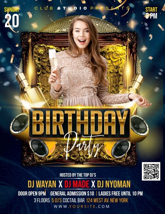 Party Flyers Template | PosterMyWall