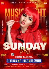 Football Viewing Party Flyer Template | PosterMyWall