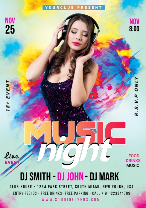 Party Flyers Template | PosterMyWall