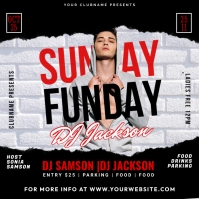 Sunday funday party flyer template | PosterMyWall
