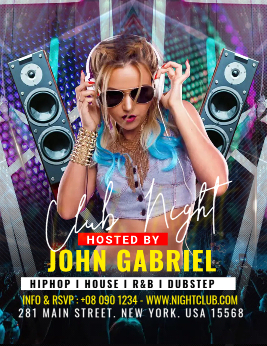 Party Girl Flyers Template | PosterMyWall