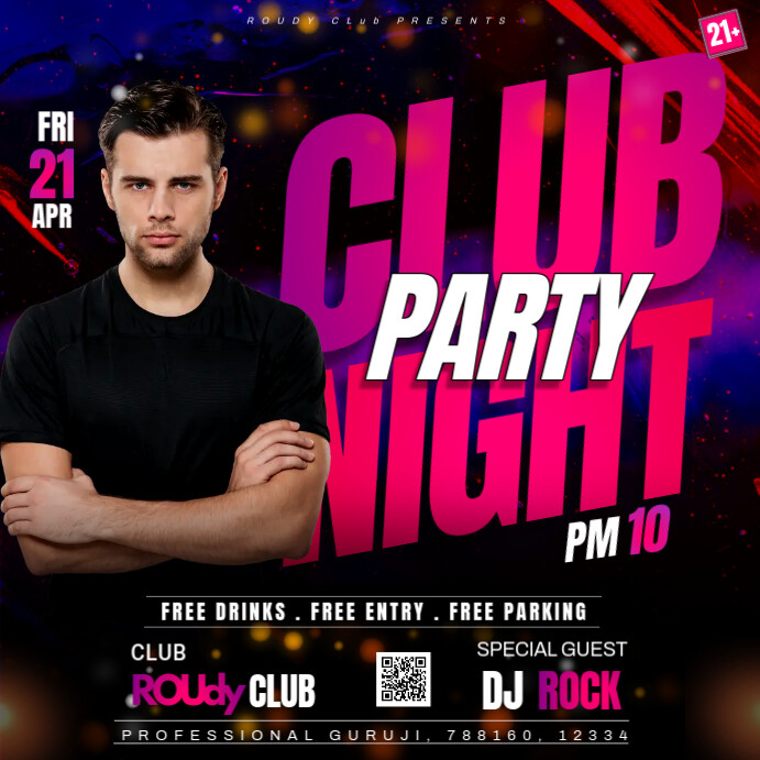 party graphics Template | PosterMyWall