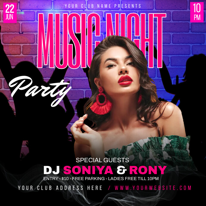 Modèle party graphics | PosterMyWall