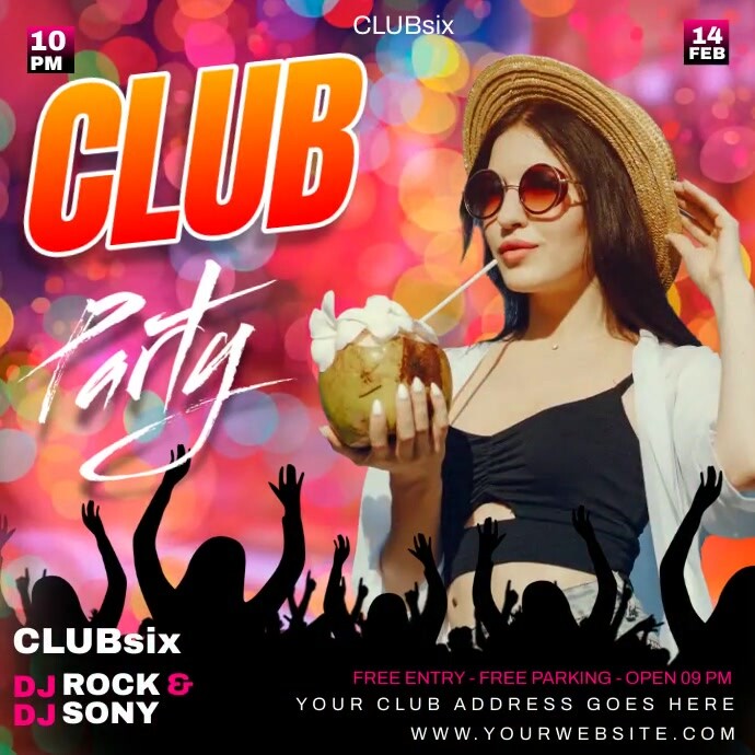 party graphics Template | PosterMyWall