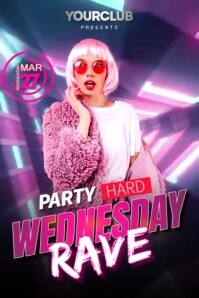 Party Hard Template | PosterMyWall