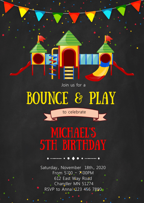Party in the park birthday invitation Template | PosterMyWall