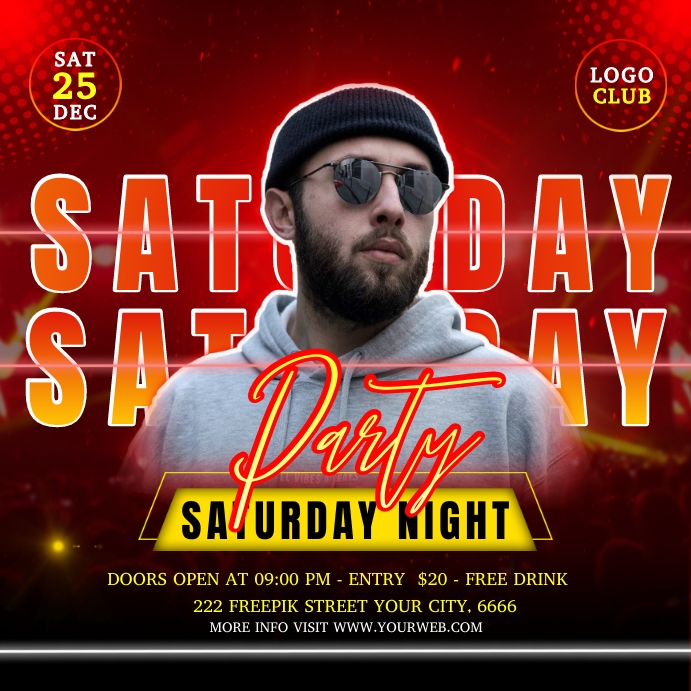 PARTY INSTA.MJ Template | PosterMyWall