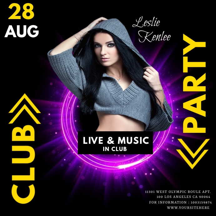 De Plantilla de Búsqueda de Fiesta Insta.e | PosterMyWall