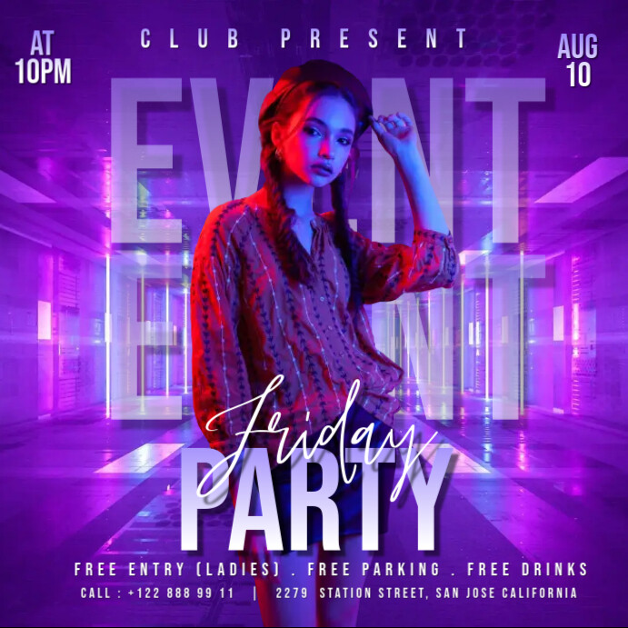 PARTY INSTA.C Template | PosterMyWall