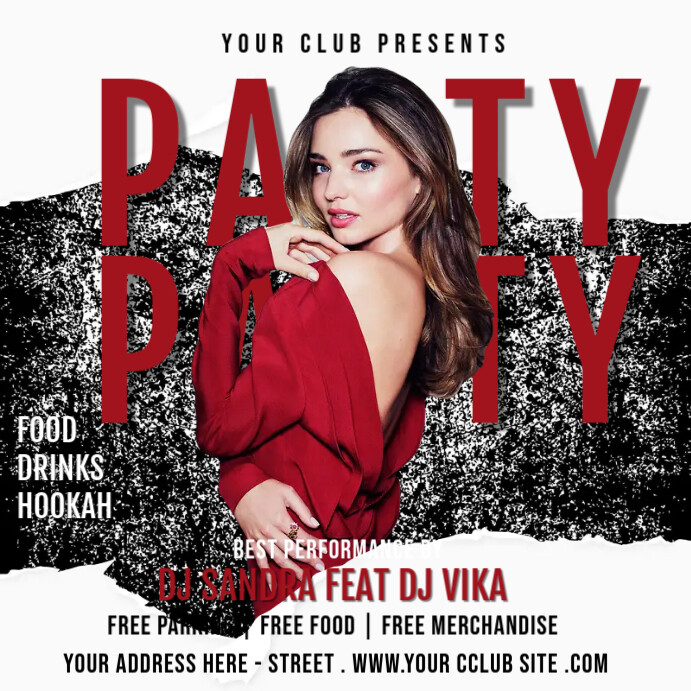 PARTY INSTA.CARLA Template | PosterMyWall