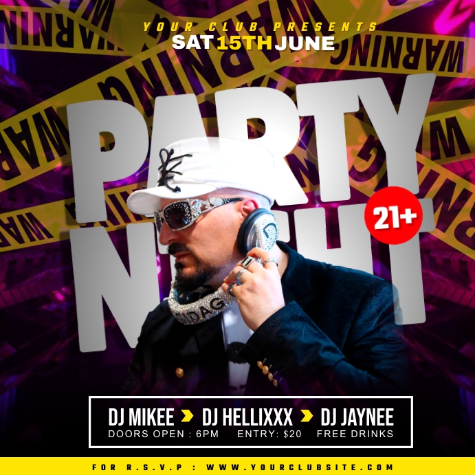 PARTY INSTA.E Template | PosterMyWall