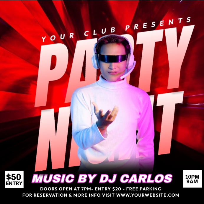 PARTY INSTA.E Template | PosterMyWall