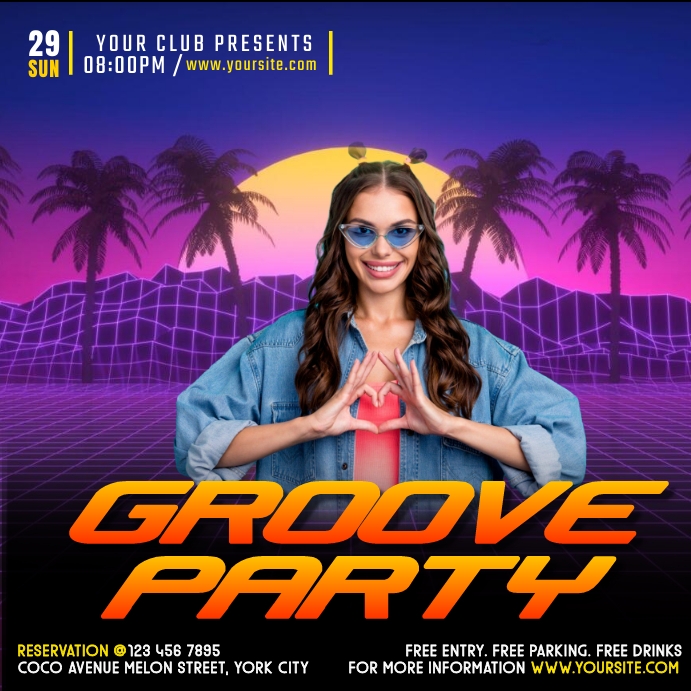 PARTY INSTA.E Template | PosterMyWall