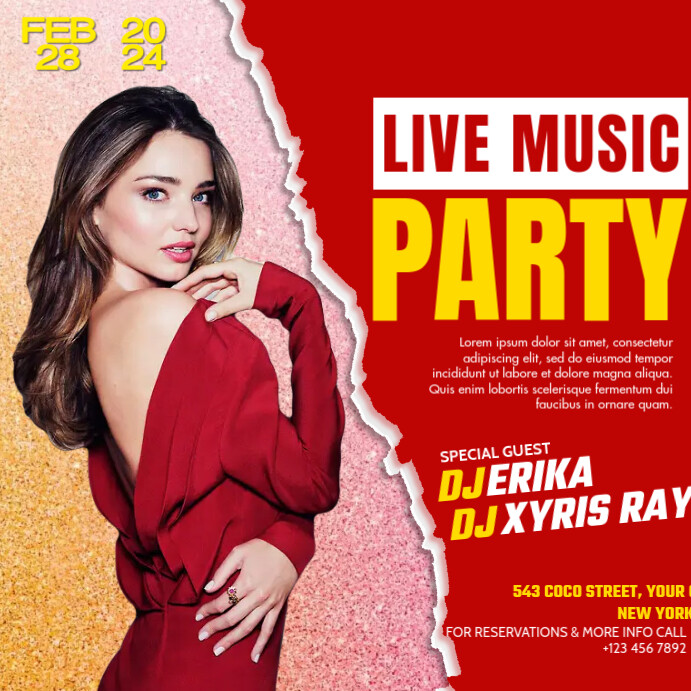 PARTY INSTA.E Template | PosterMyWall