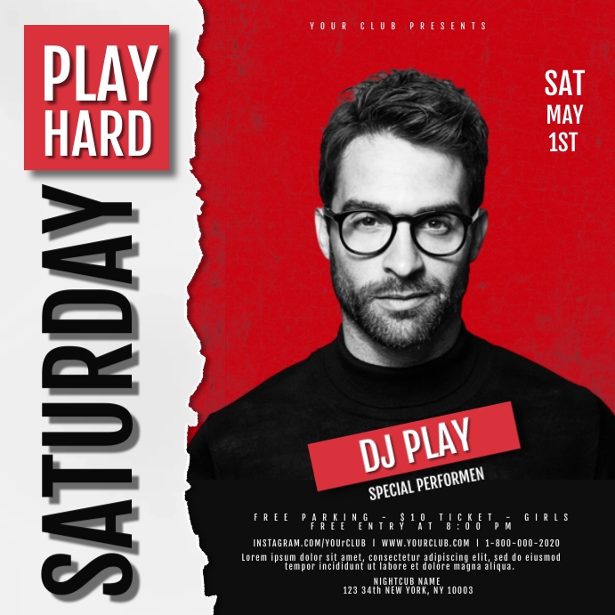 PARTY INSTA.E Template | PosterMyWall