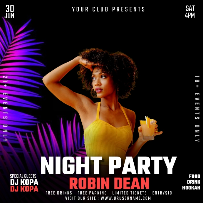 PARTY INSTA.E Template | PosterMyWall