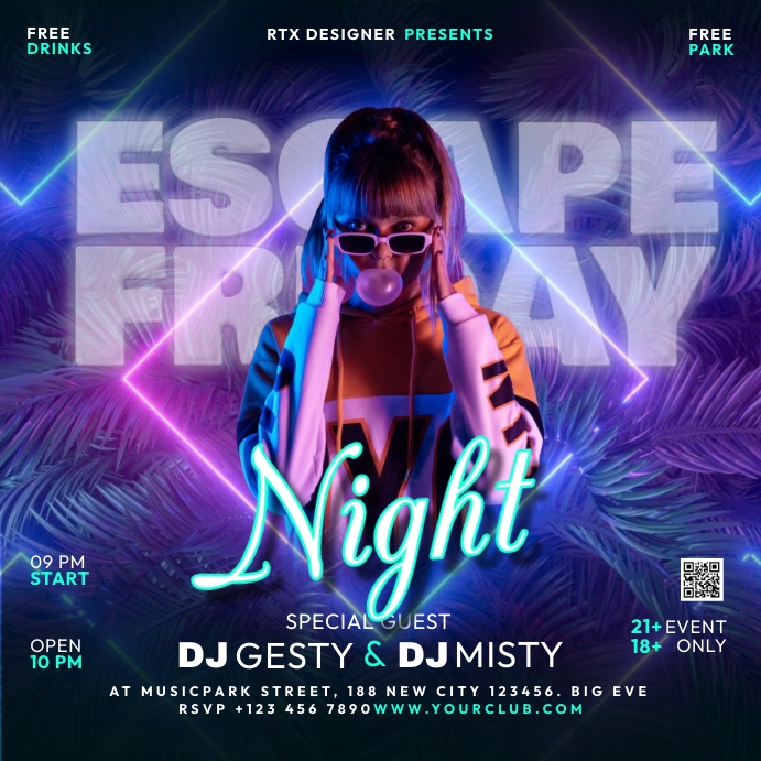 PARTY INSTA.KC Template | PosterMyWall