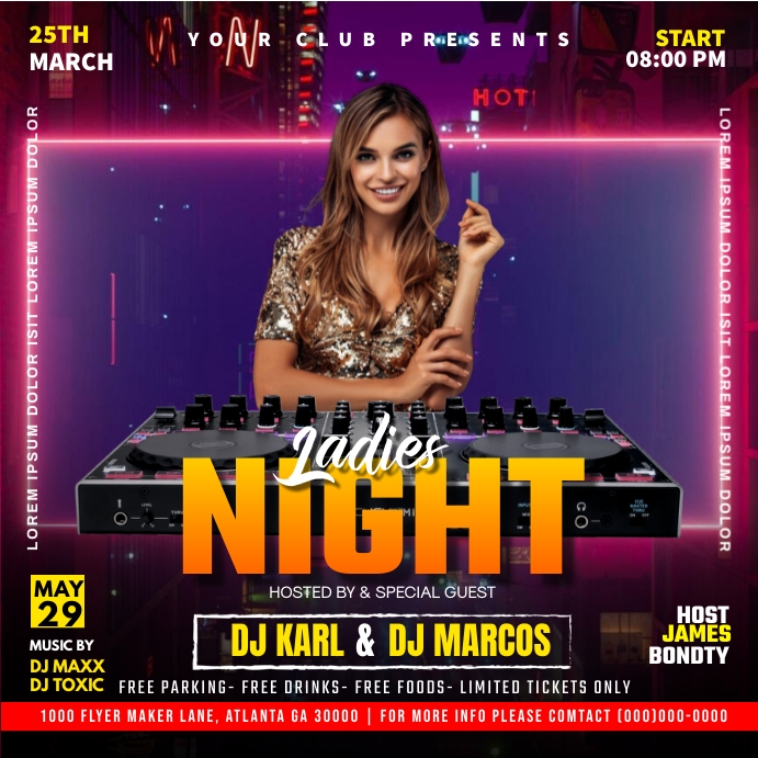 PARTY INSTA.KC Template | PosterMyWall