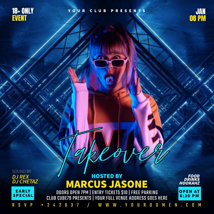 PARTY INSTA.KC Template | PosterMyWall