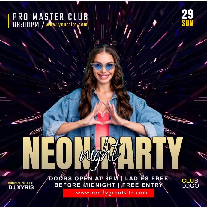 PARTY INSTA.KC Template | PosterMyWall