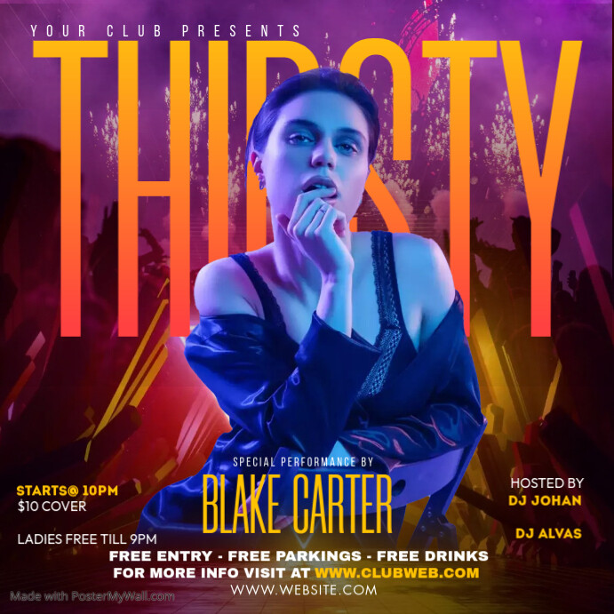 PARTY INSTA.KC Template | PosterMyWall