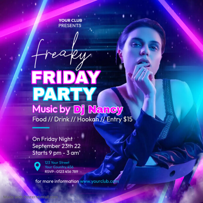 PARTY INSTA.KC Template | PosterMyWall