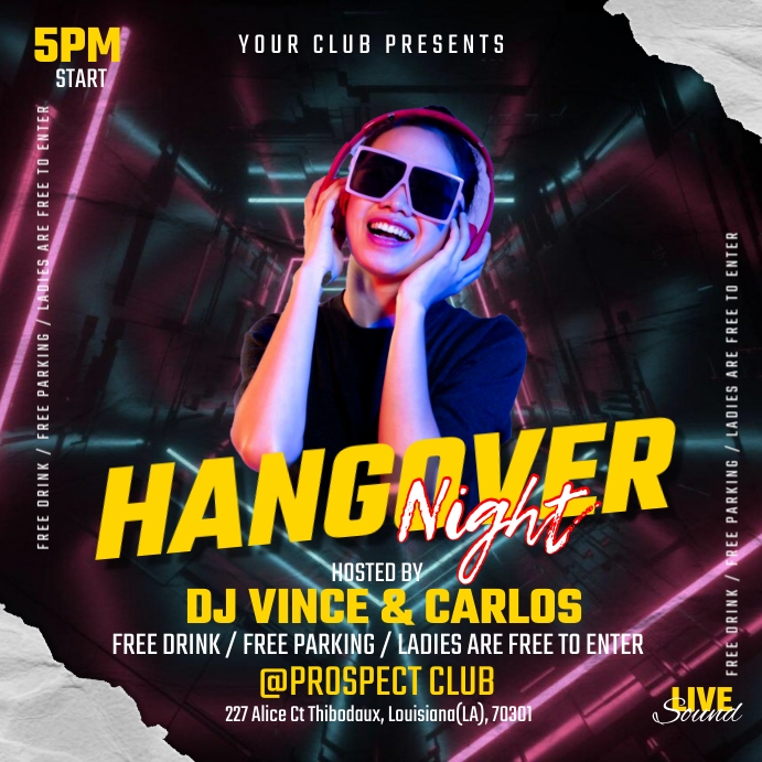 Plantilla de De Insta.kc de Fiesta de | PosterMyWall