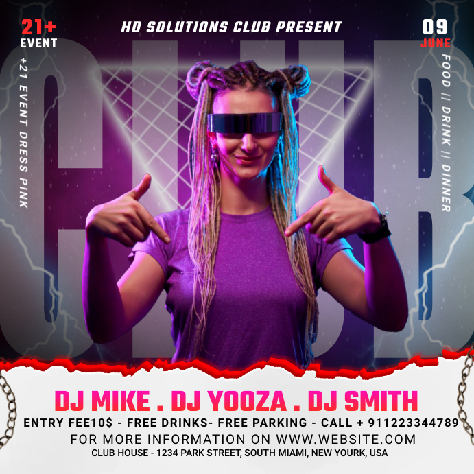 PARTY INSTA.KC Template | PosterMyWall