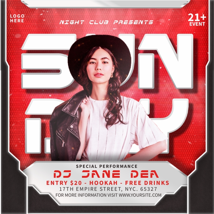 PARTY INSTA.MJ Template | PosterMyWall