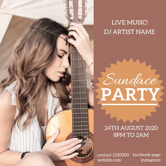 Party Instagram Post Template | PosterMyWall
