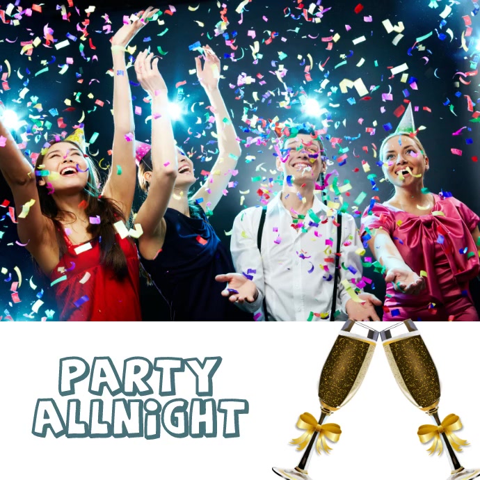 Party instagram post template | PosterMyWall