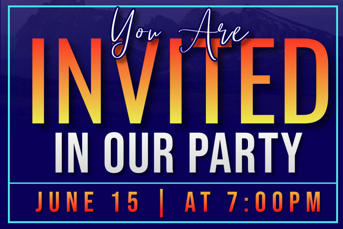 party invitation Template | PosterMyWall